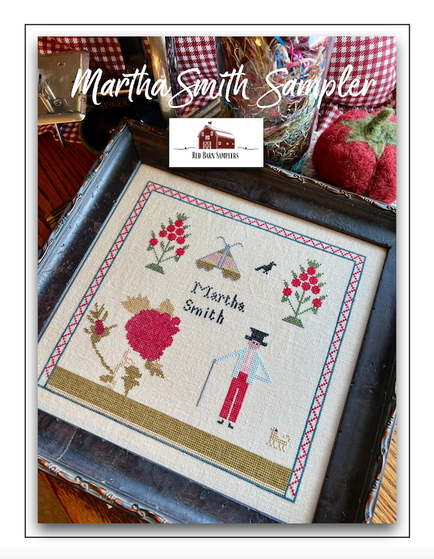 Martha Smith Sampler [Red Barn Samplers] - $12.00 : GaRon Stitchery